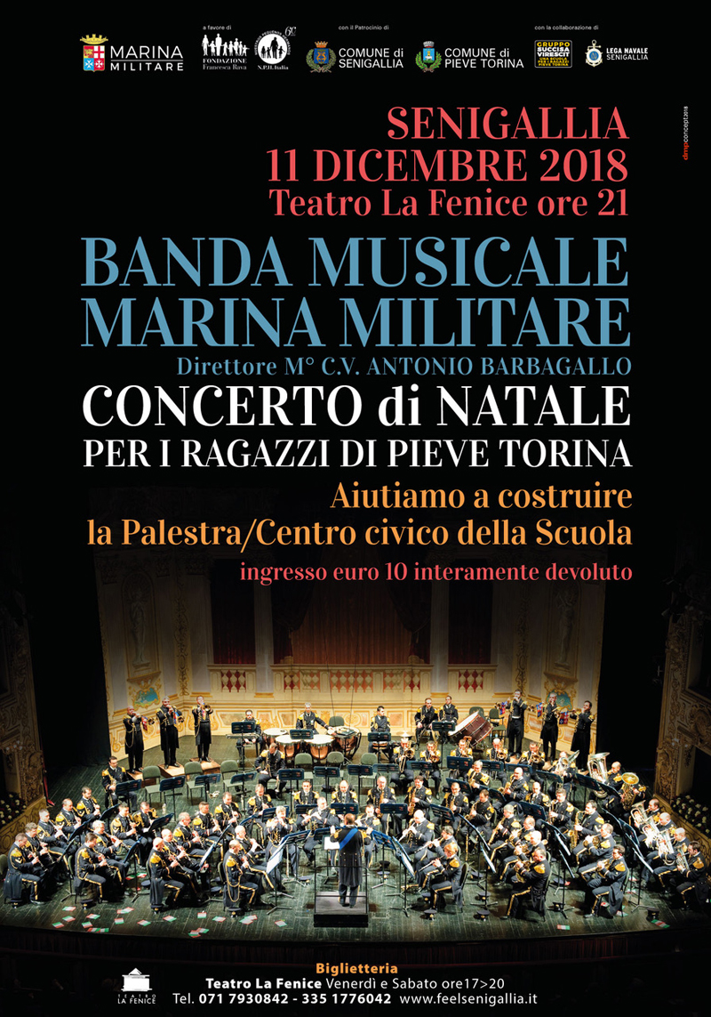 La Banda della Marina Militare suona per Pieve Torina - Cronache Ancona ...