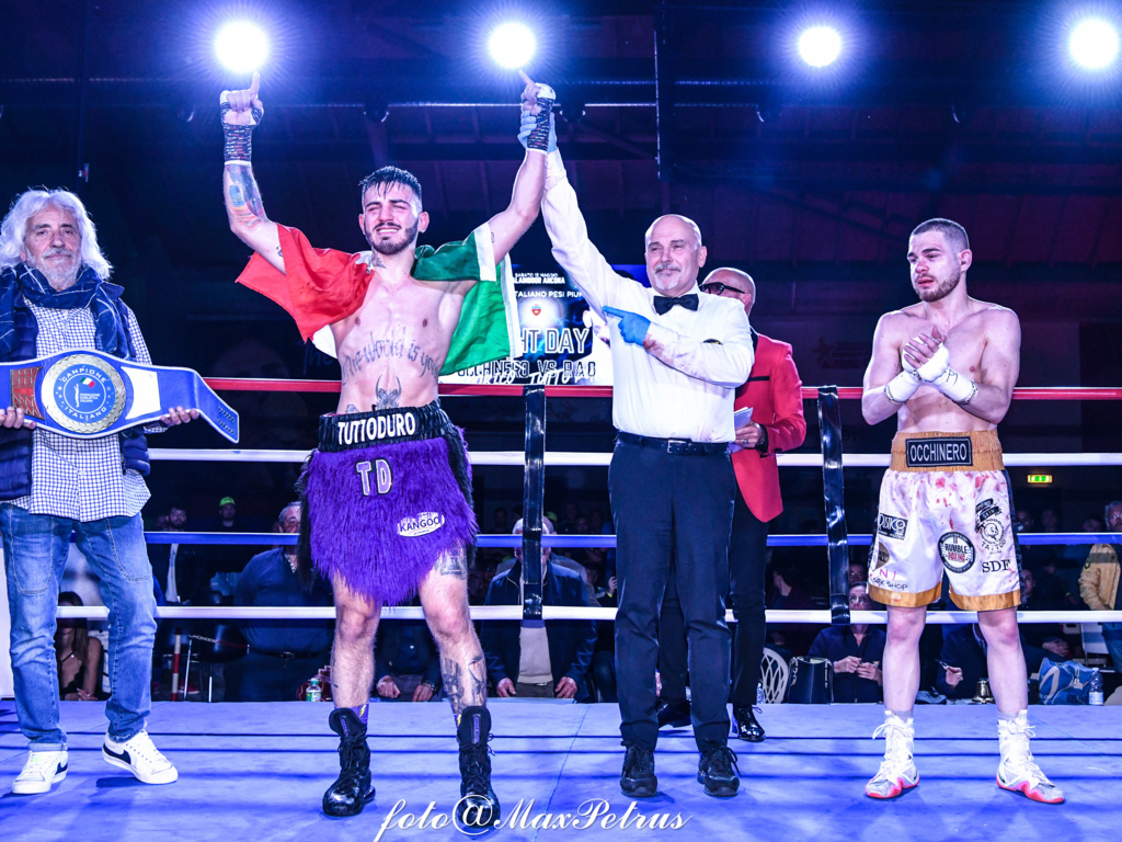 Mattia Occhinero abdica, Simone Rao è il nuovo campione italiano dei pesi piuma | Cronache Ancona